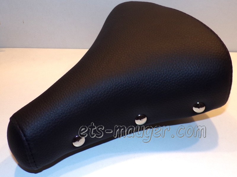 Ets Mauger - Selle noir à 2 ressort chromé