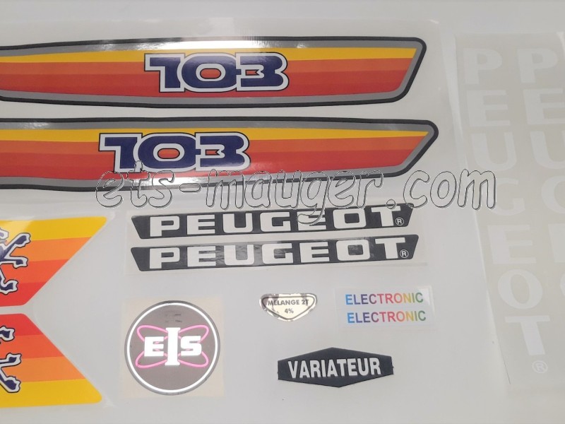 Ets Mauger - Kit autocollant 103 MVL