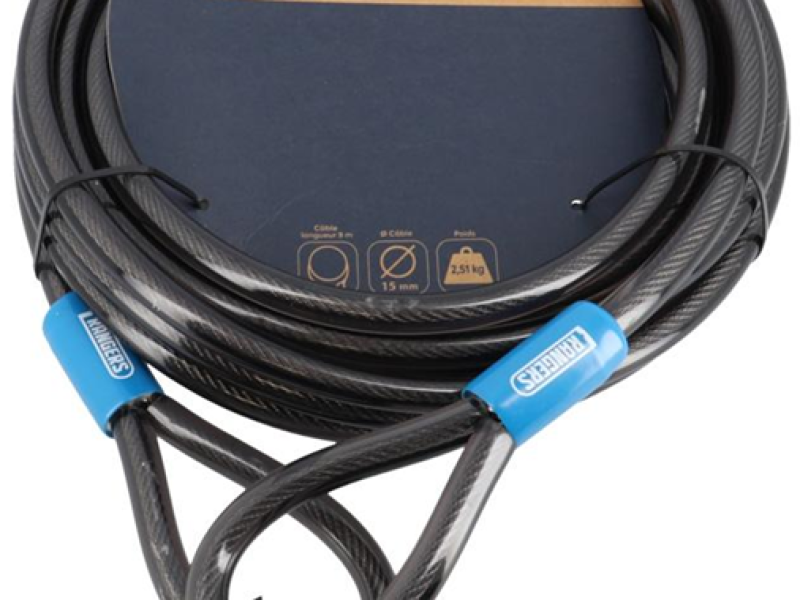 Ets Mauger - Cable antivol 9 m