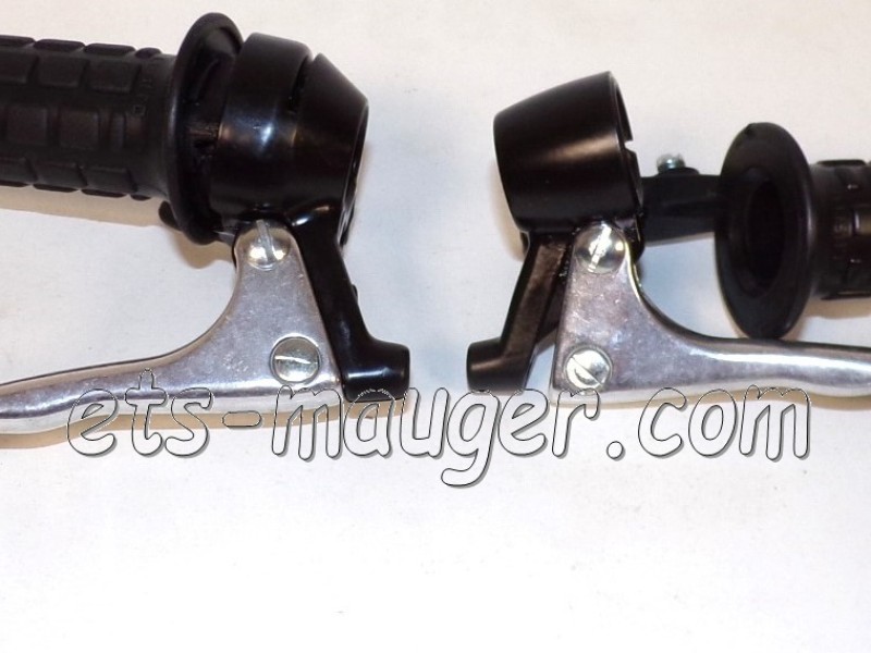 Ets Mauger - Poignée complet LUSITO noir (le kit)