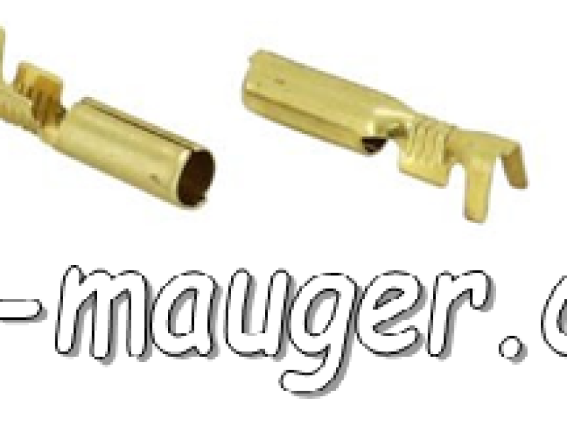 Ets Mauger - Cosse électrique CYLINDRIQUE FEMELLE 4 mm