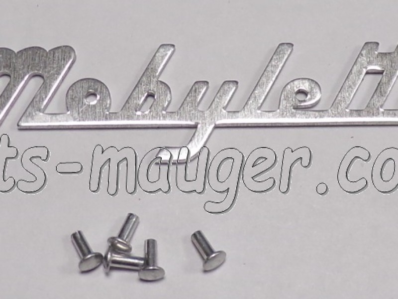 Ets Mauger - Logo alu 'MOBYLETTE' Motobécane