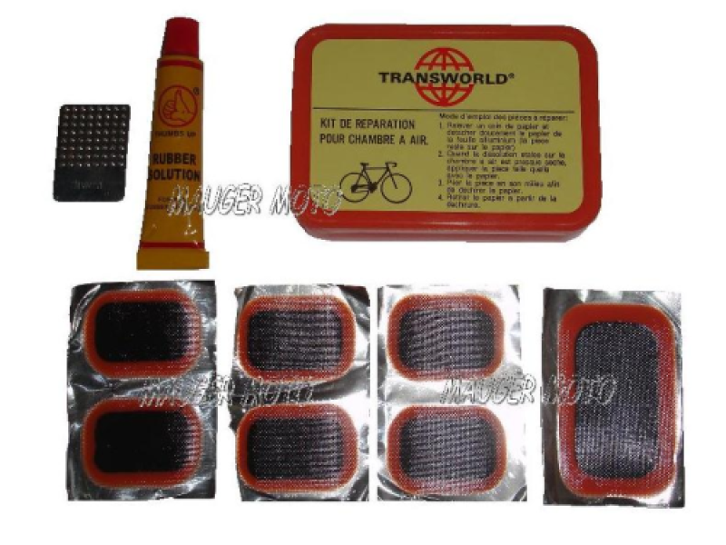 Ets Mauger - Boite de rustine avec colle